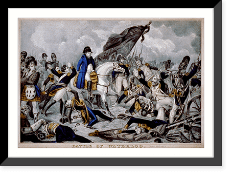 Historic Framed Print, Battle of Waterloo: June 18th 1815 - 2, 17-7/8 ...