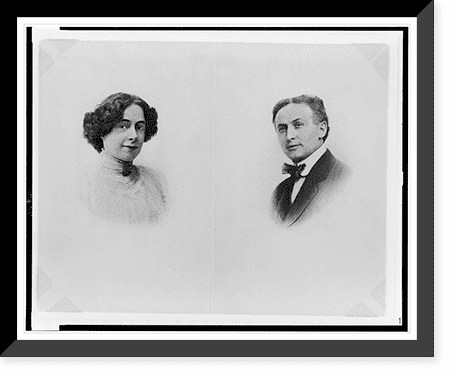 Historic Framed Print, [Beatrice Houdini, bust portrait, facing right ...