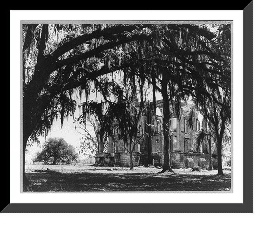 Historic Framed Print, Belle Grove Plantation, White Castle, Iberville ...