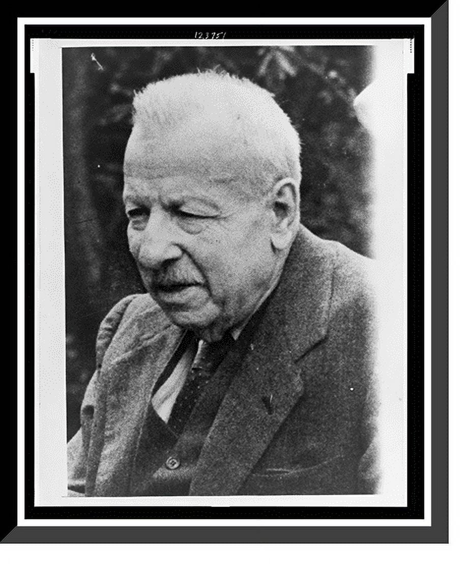 Historic Framed Print, [Benedetto Croce, head-and-shoulders portrait ...