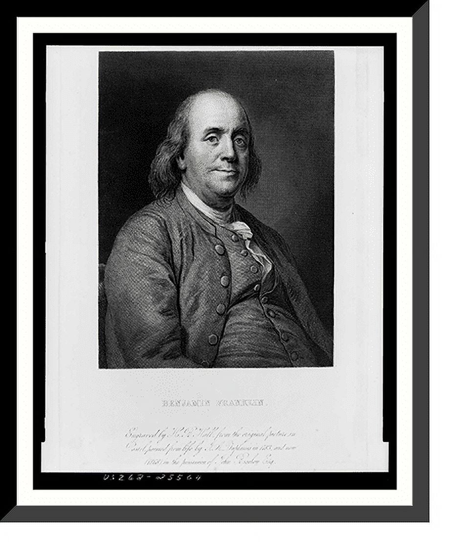 Historic Framed Print, Benjamin Franklin - 3, 17-7/8" x 21-7/8 ...