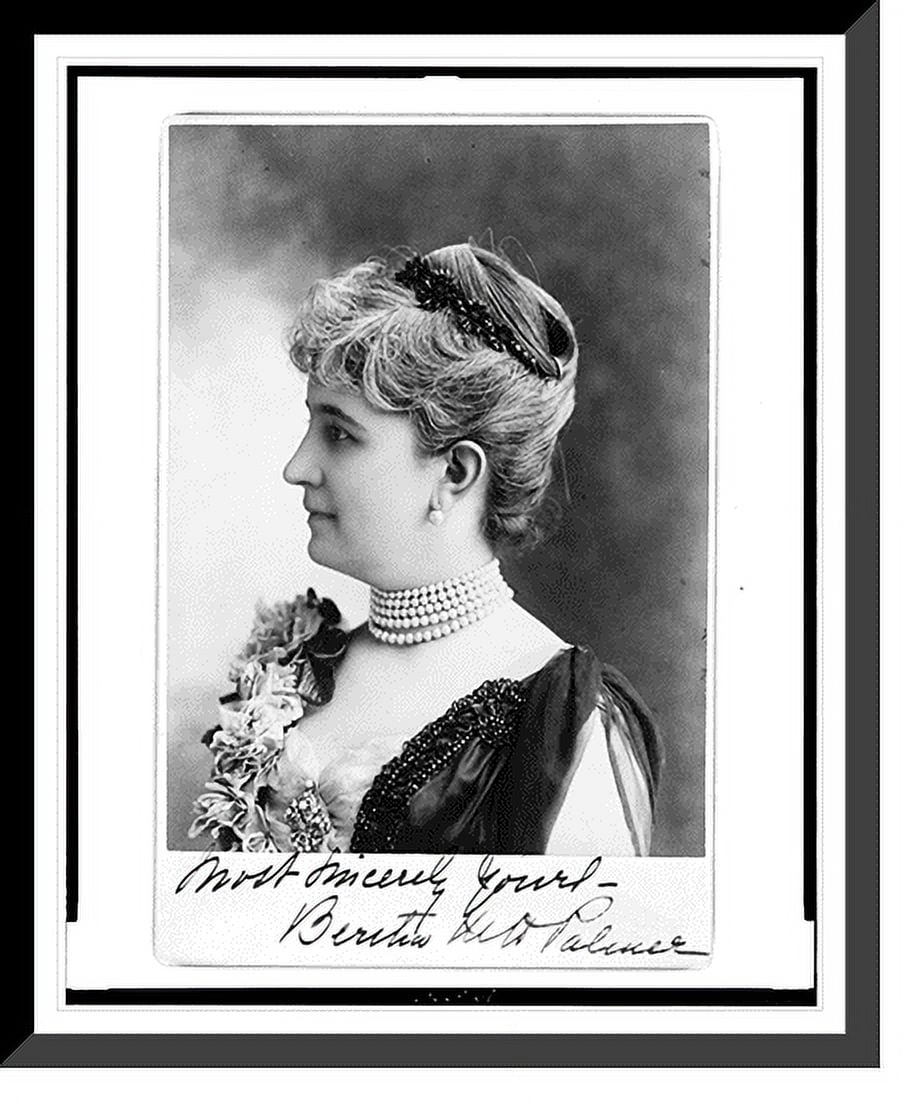 Historic Framed Print, [Bertha Honoré Palmer, head-and-shoulders ...