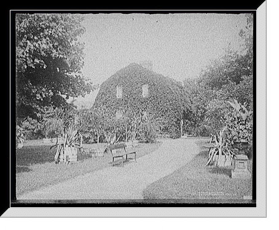 Historic Framed Print, Betsy Williams Cottage, Roger Williams Park ...