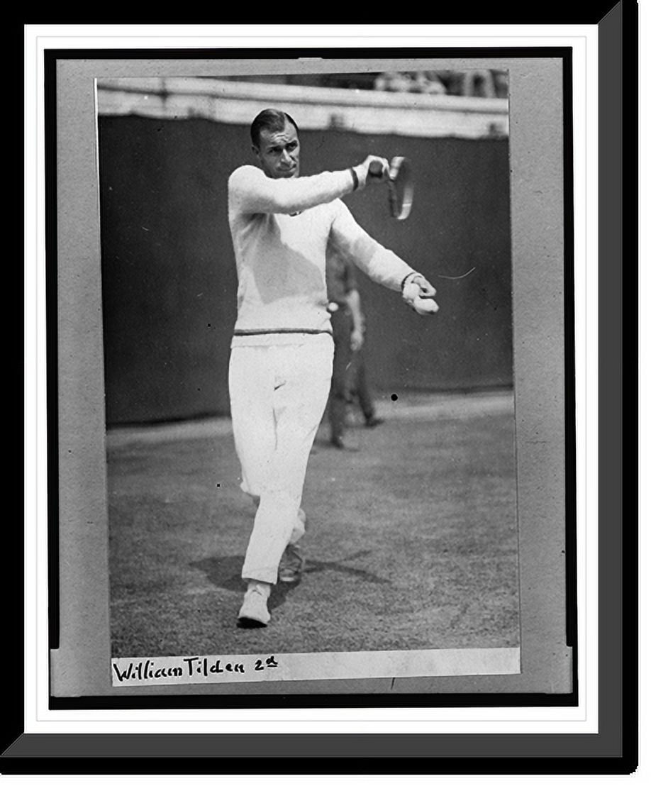 Historic Framed Print, [Bill Tilden, full-length portrait, on tennis ...