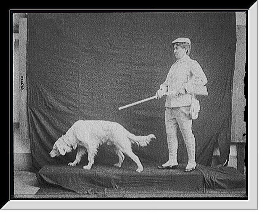 Historic Framed Print, [Billy and his mistress in hunting poses] - 3 ...
