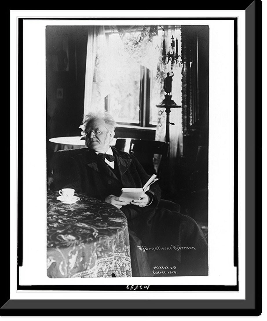 Historic Framed Print, Björnstierne Björnson.Mittet & Co., 17-7/8" x 21 ...