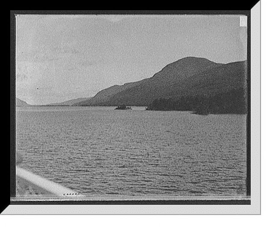 Historic Framed Print, [Black Mountain from Red Rock Point, Lake George ...