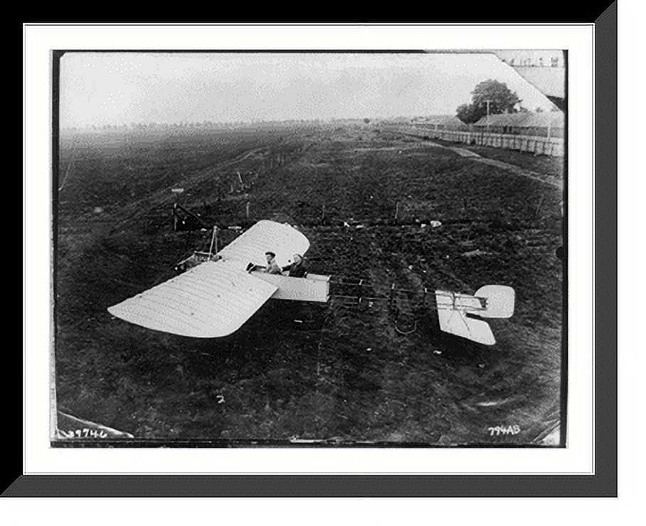 Historic Framed Print, Bleriot type airplane of American airplane ...