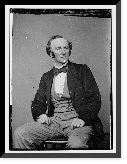 Historic Framed Print, Boynton General U.S.A. Not in uniform Head of D ...