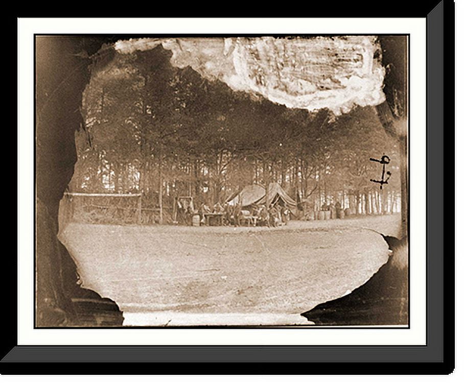 Historic Framed Print, Brandy Station Va. Commissary department Army of ...