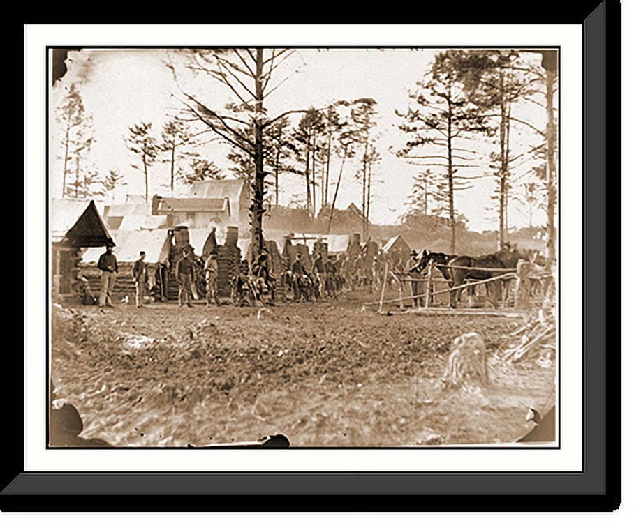 Historic Framed Print, Brandy Station Va. vicinity. Camp of 18th ...