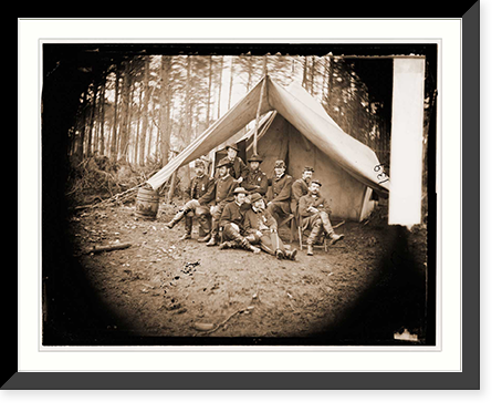 Historic Framed Print, Brandy Station Virginia. Major William Riddle ...