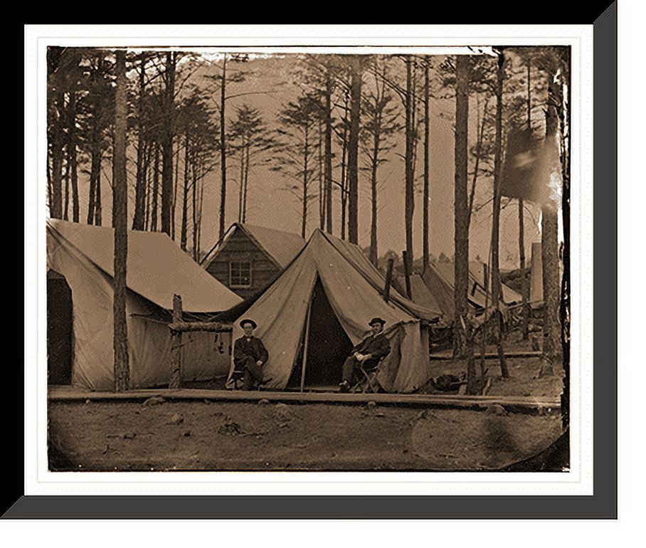 Historic Framed Print, Brandy Station Virginia. Winter camp of Chief ...