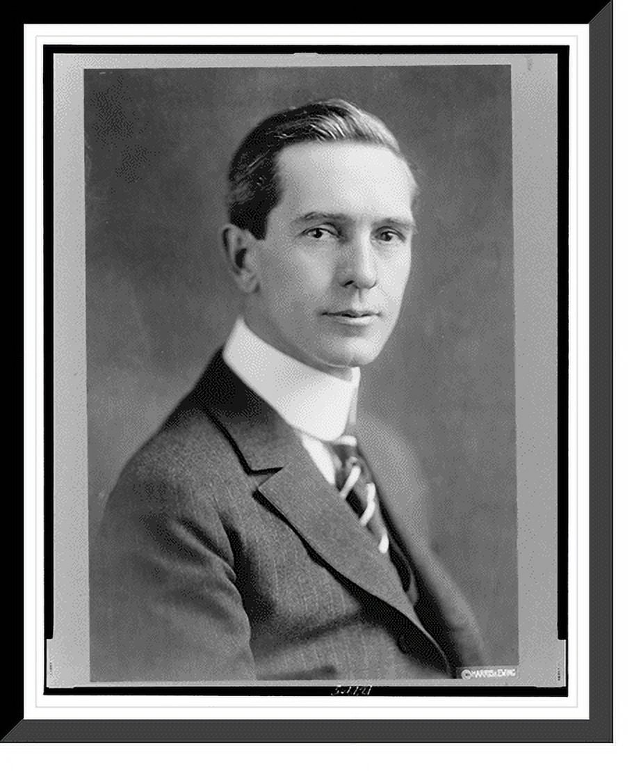 Historic Framed Print, [Breckinridge Long, head-and-shoulders portrait ...