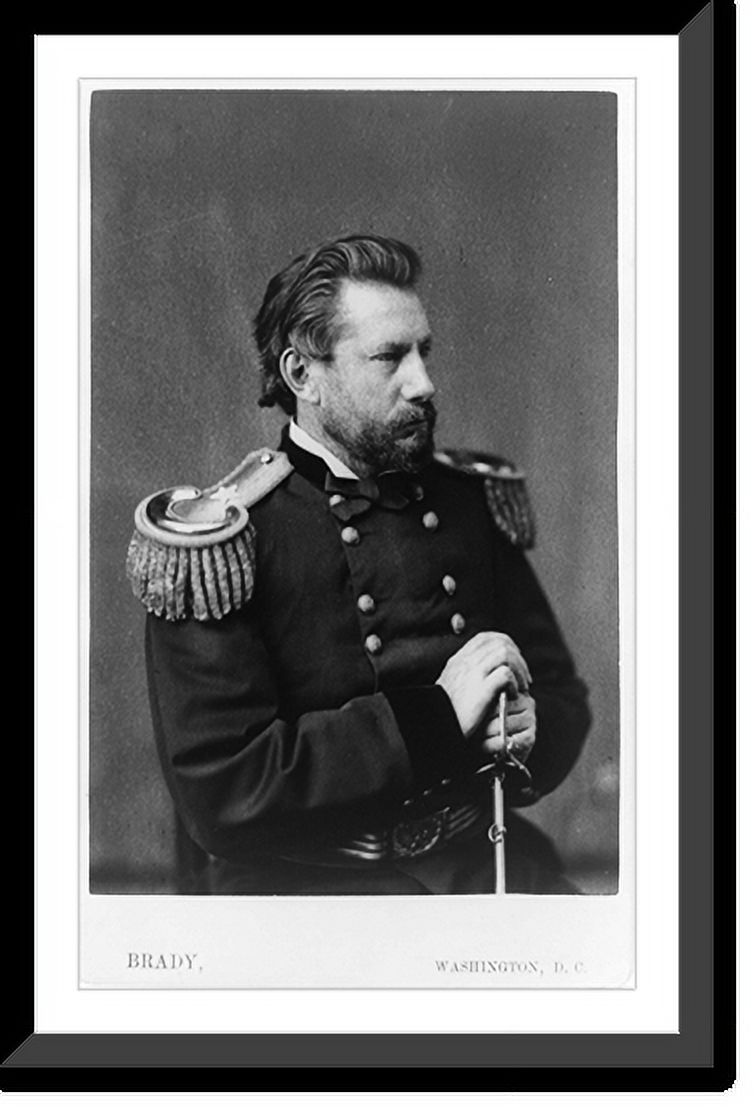 Historic Framed Print, [Brig. Gen. Albert J. Myer, half-length portrait ...