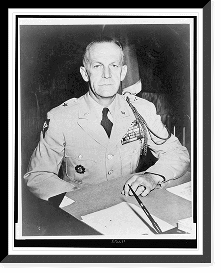 Historic Framed Print, [Brigadier General Ralph W. Zwicker, half-length ...