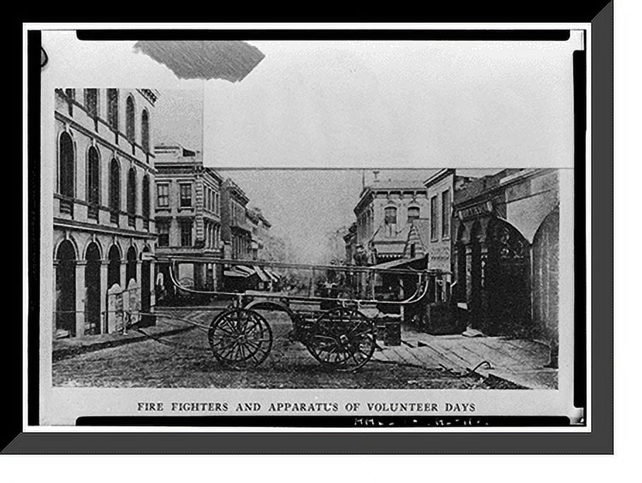 Historic Framed Print, Broderick Engine Company No. 1, Historic View ...
