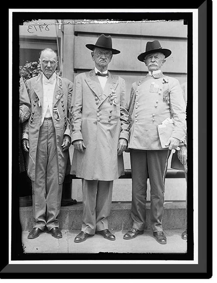 Historic Framed Print, CONFEDERATE REUNION. GEN. HARRISON OF ...