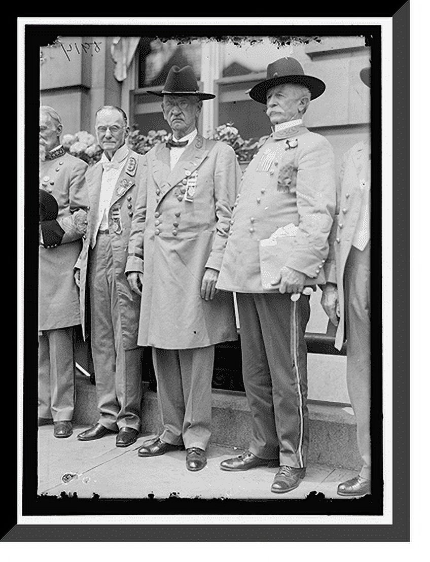 Historic Framed Print, CONFEDERATE REUNION. GEN. HARRISON OF ...