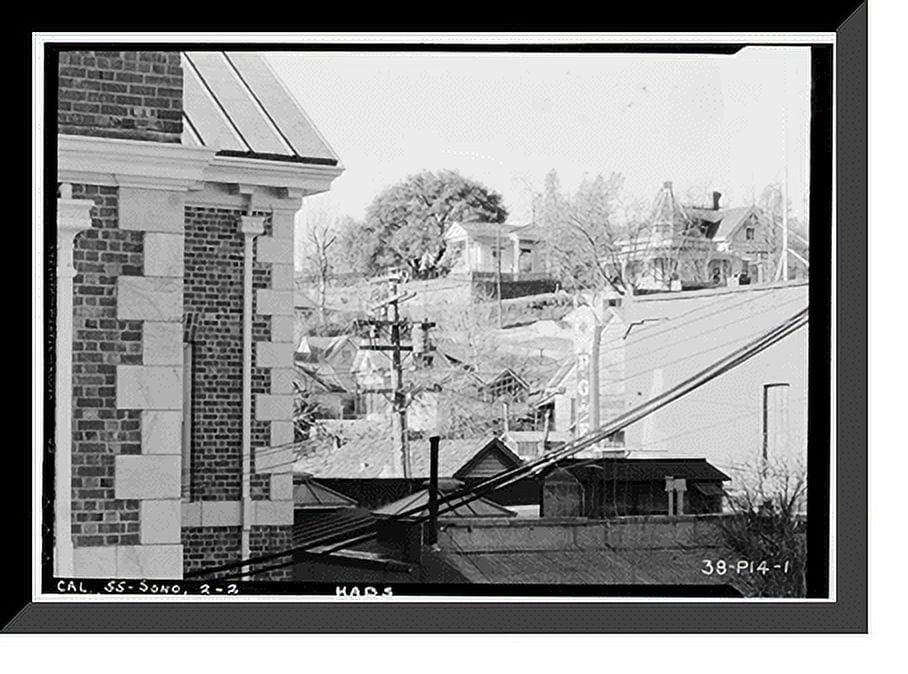 Historic Framed Print, Cady House, Dodge & Norlin Streets, Sonora ...