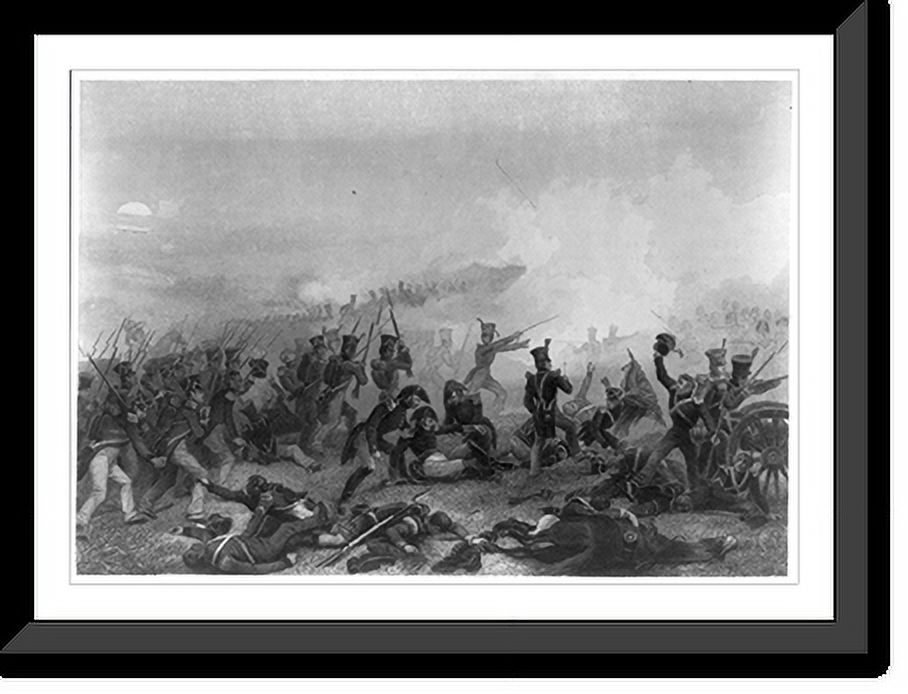 Historic Framed Print, [Canada - Ontario - Battle scenes, 1814: Lundy's ...