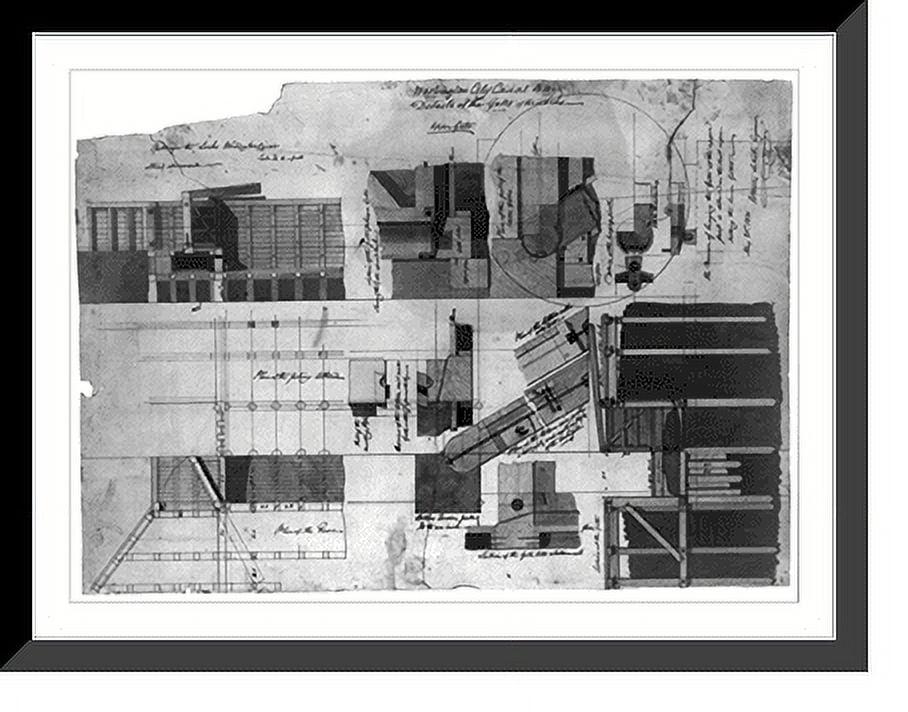 Historic Framed Print, [Canal (Washington Canal"), Washington, D.C ...