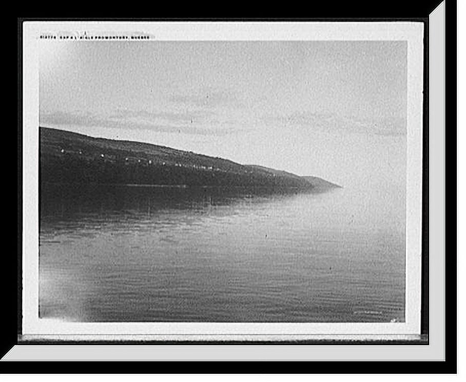 Historic Framed Print, Cap a L'Aigle promontory, Quebec, 17-7/8" x 21-7 ...