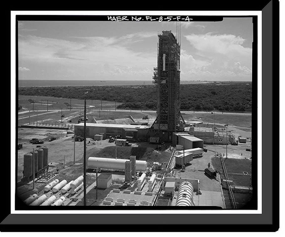 Historic Framed Print, Cape Canaveral Air Station, Launch Complex 17 ...
