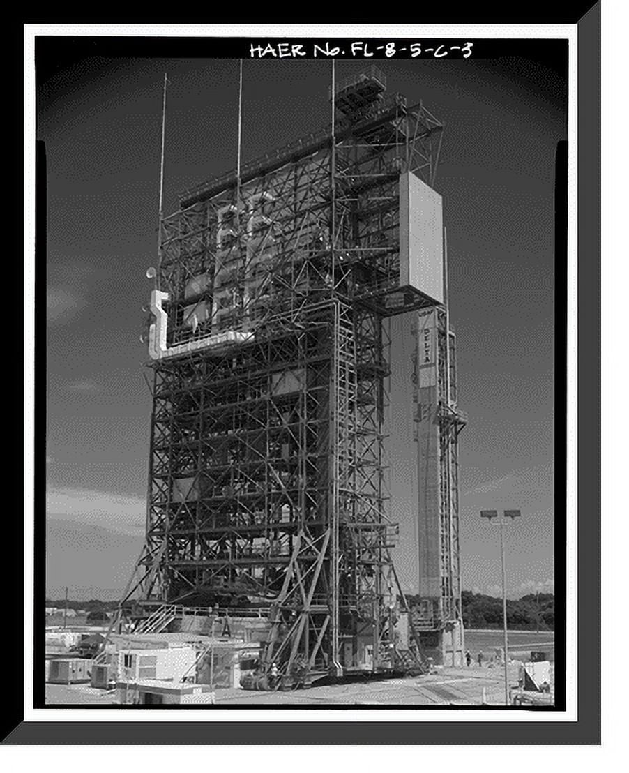 Historic Framed Print, Cape Canaveral Air Station, Launch Complex 17 ...