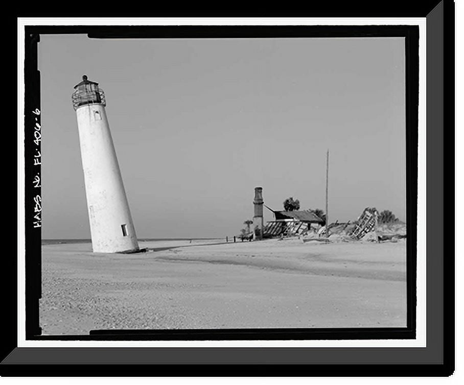 Historic Framed Print, Cape Saint George Lighthouse, Cape St. George ...