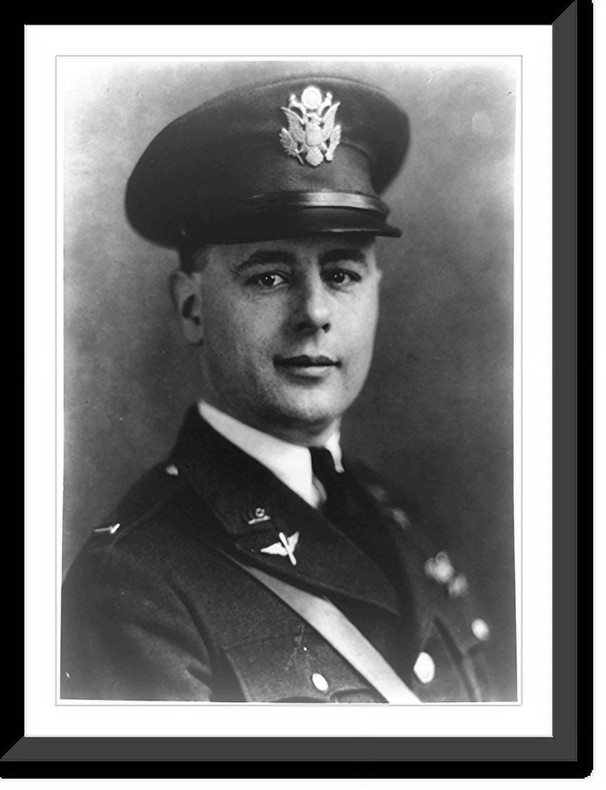 Historic Framed Print, [Capt. Albert F. Hegenberger head-and-shoulders ...