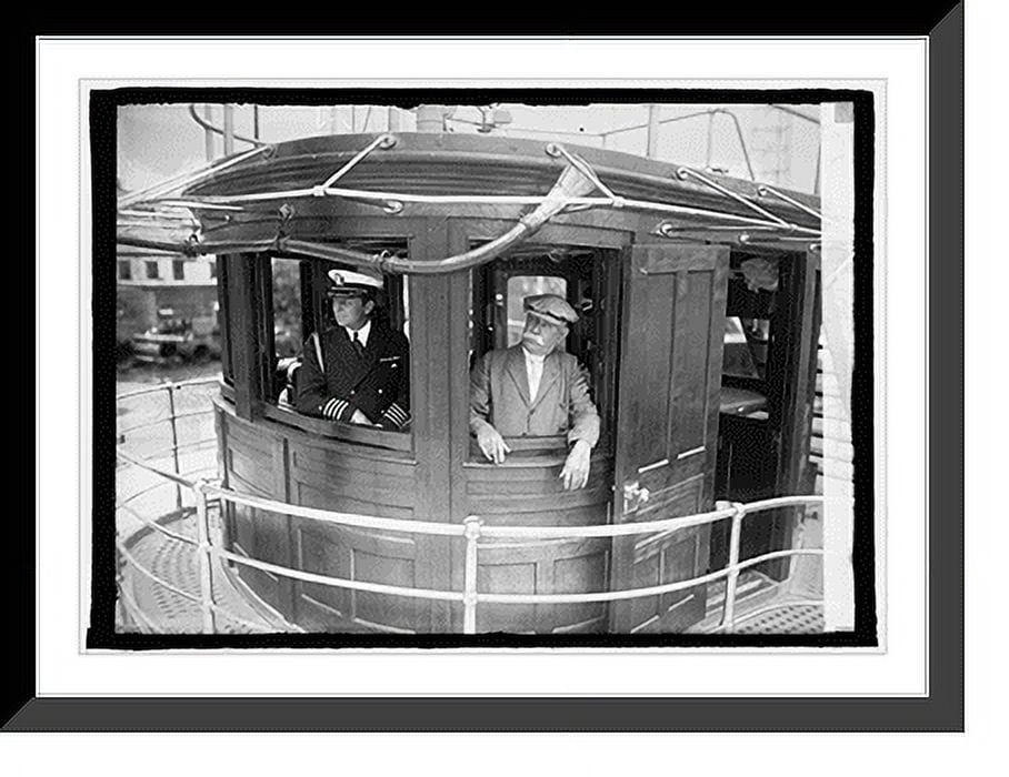 Historic Framed Print, Capt. Andrews, USN & Capt. Wm. L[..], 7/15, 17-7 ...