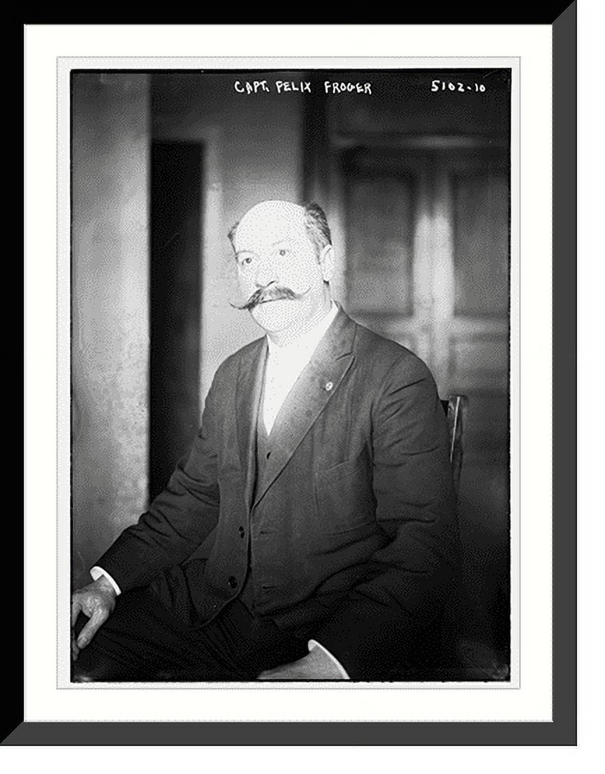Historic Framed Print, Capt. Felix Froger - 2, 17-7/8" x 21-7/8 ...