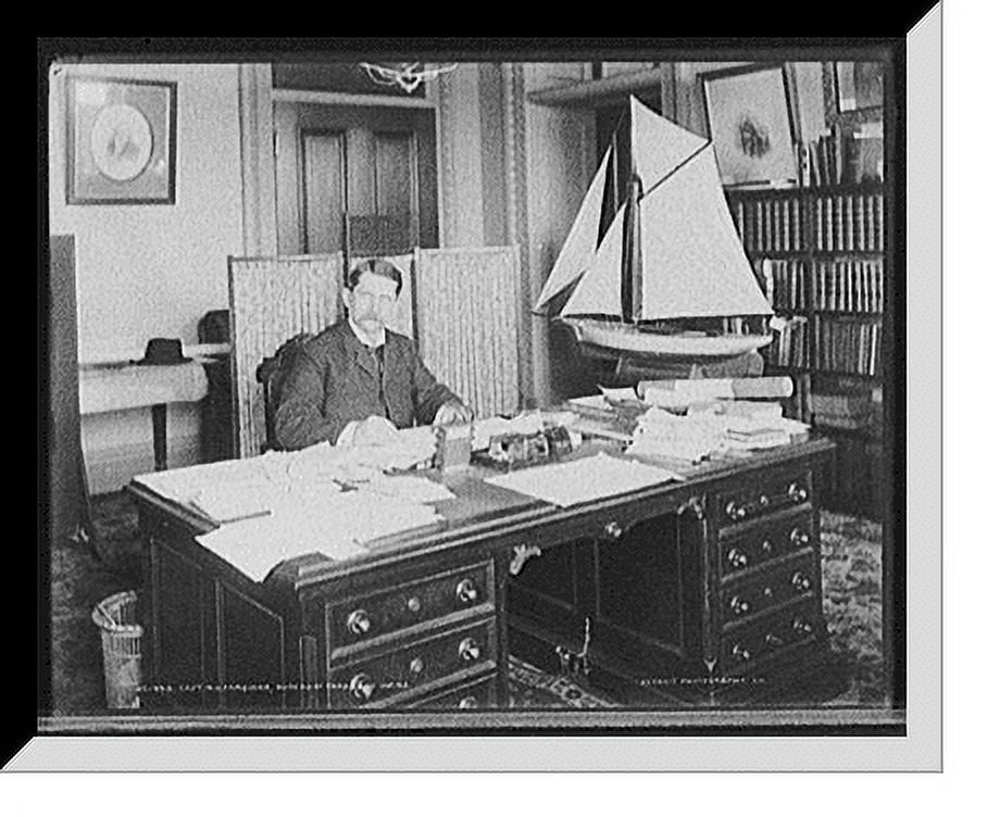 Historic Framed Print, Capt. N.H. Farquhar, Bureau of Yards and Docks ...