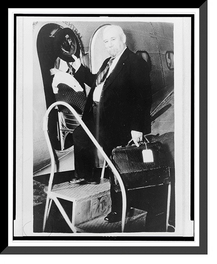 Historic Framed Print, [Capt. Nye, full-length portrait, facing ...