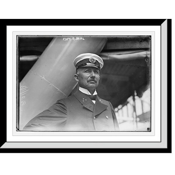Historic Framed Print, Capt. R. Dahl, 17-7/8" x 21-7/8" - Walmart.com