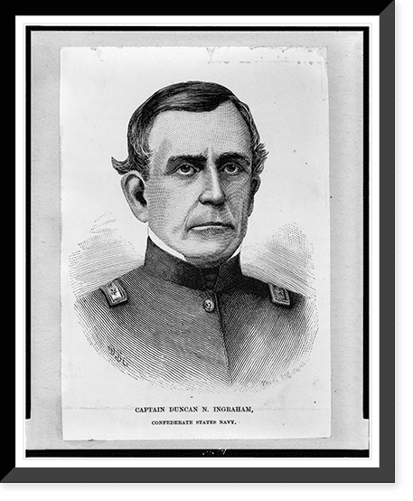 Historic Framed Print, [Captain Duncan N. Ingraham, Confederate States ...