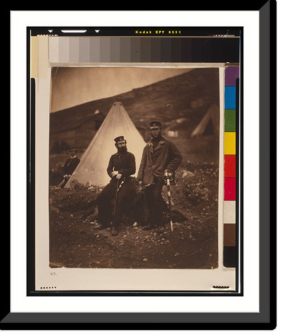 Historic Framed Print, Captain Graham & Captain Macleod, 42nd Regiment ...