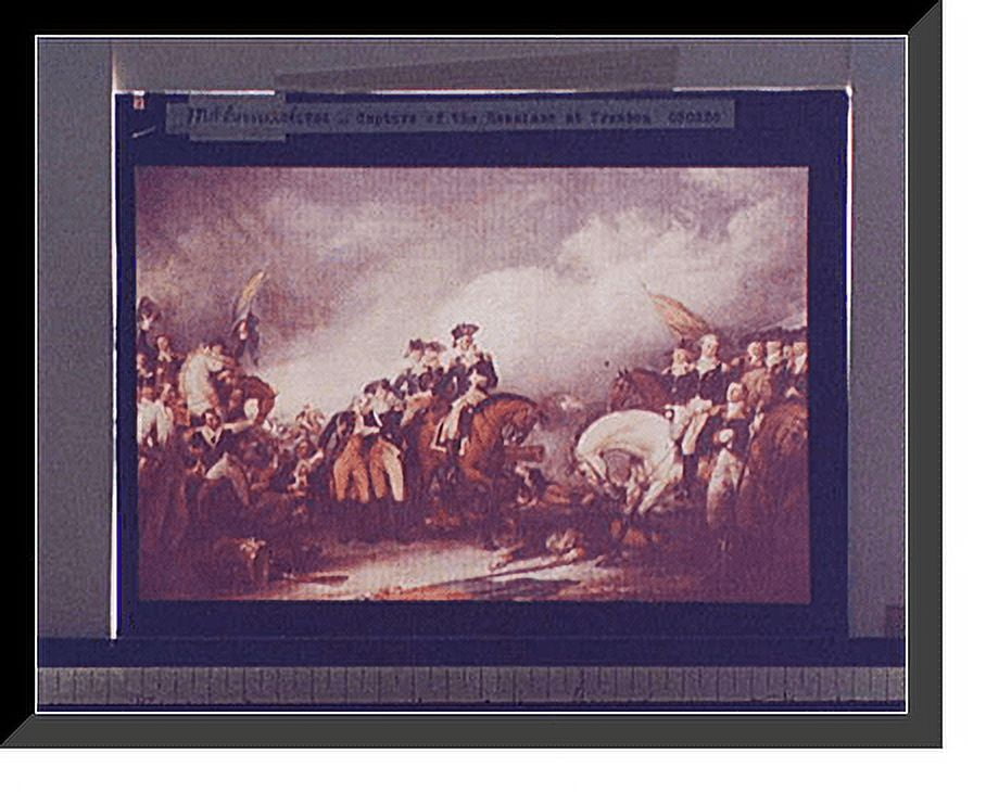 Historic Framed Print, Capture of the Hessians at Trenton - 2, 17-7/8 ...