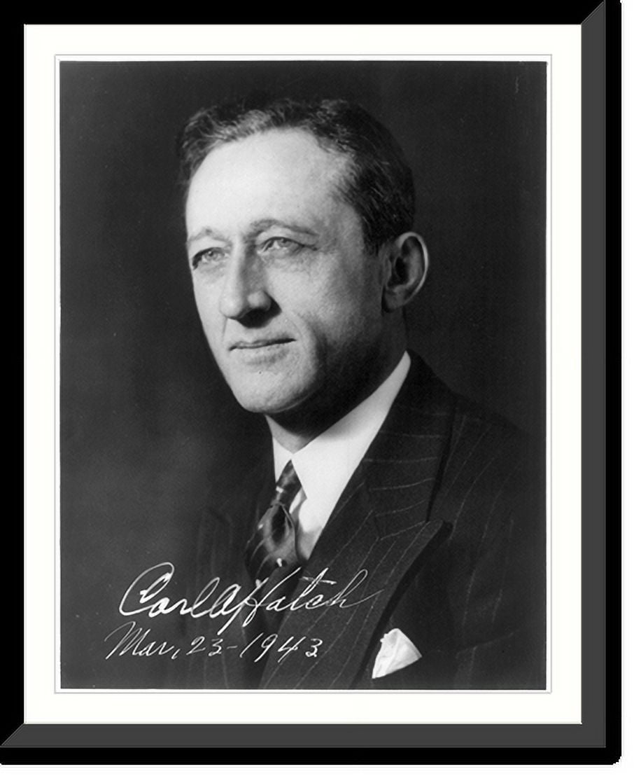 Historic Framed Print, [Carl A. Hatch, 1889-1963, bust portrait, facing ...