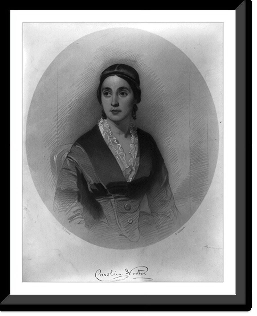 Historic Framed Print, Caroline Norton, 17-7/8" x 21-7/8" - Walmart.com