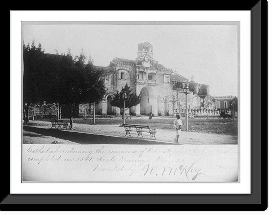 Historic Framed Print, Cathedral containing the remains of Christopher ...