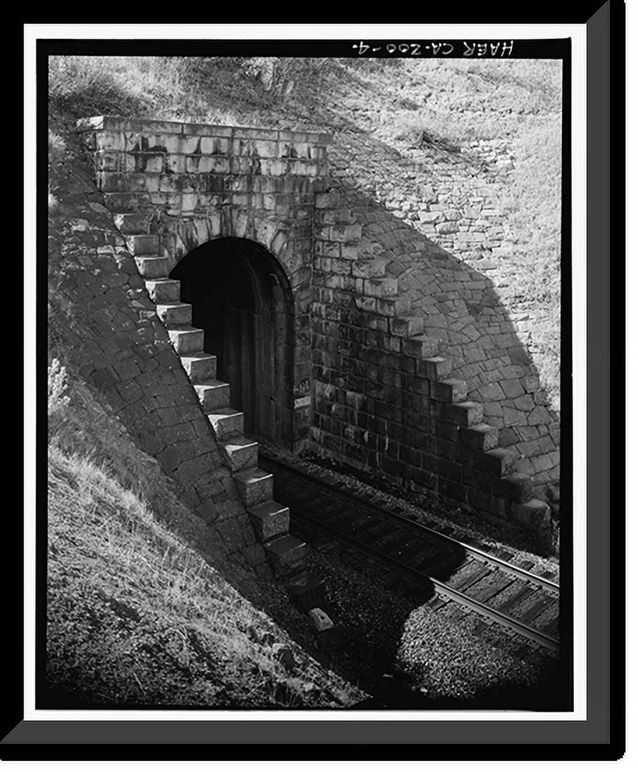 Historic Framed Print, Central Pacific Transcontinental Railroad ...