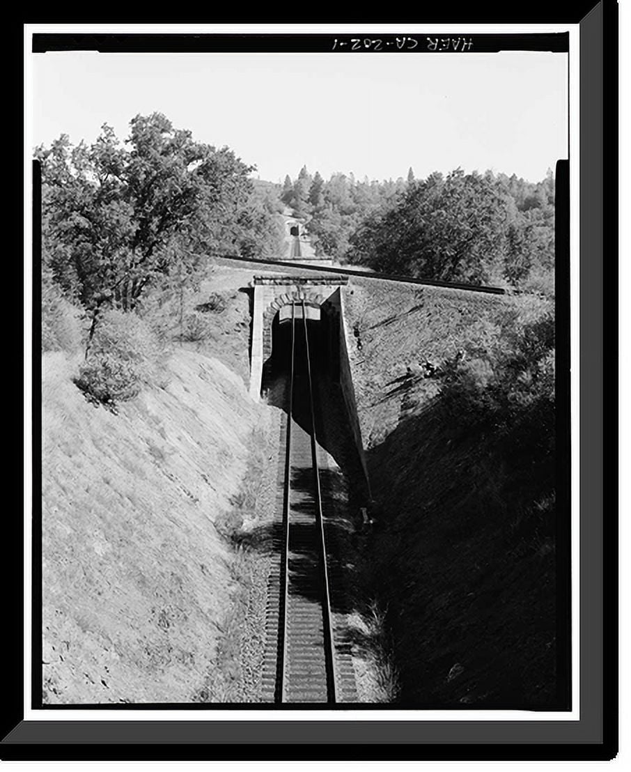 Historic Framed Print, Central Pacific Transcontinental Railroad ...
