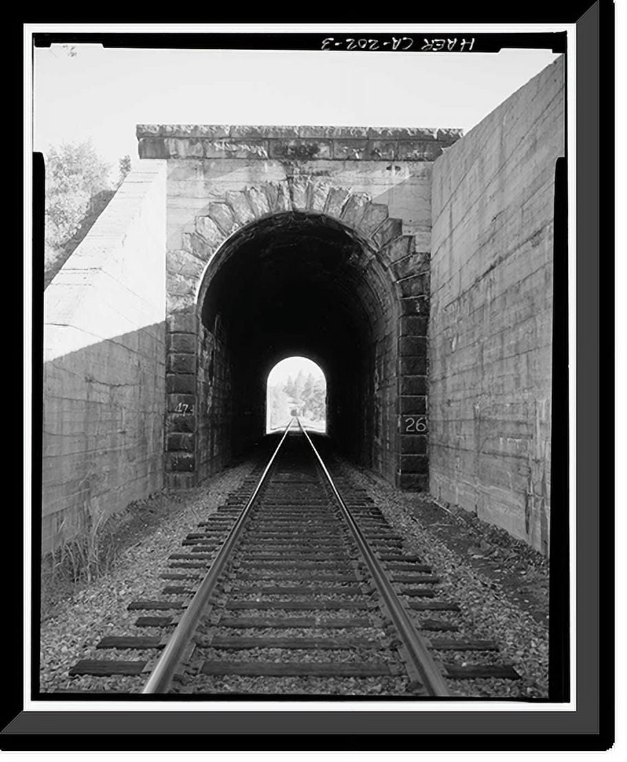 Historic Framed Print, Central Pacific Transcontinental Railroad ...