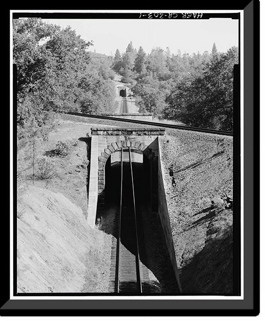 Historic Framed Print, Central Pacific Transcontinental Railroad ...