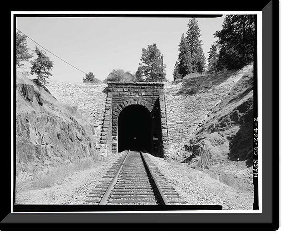 Historic Framed Print, Central Pacific Transcontinental Railroad ...