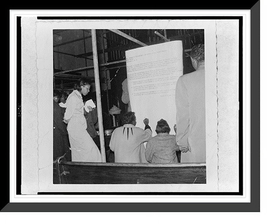 Historic Framed Print, Ch[ica]go youth council Emmett Till memorial ...