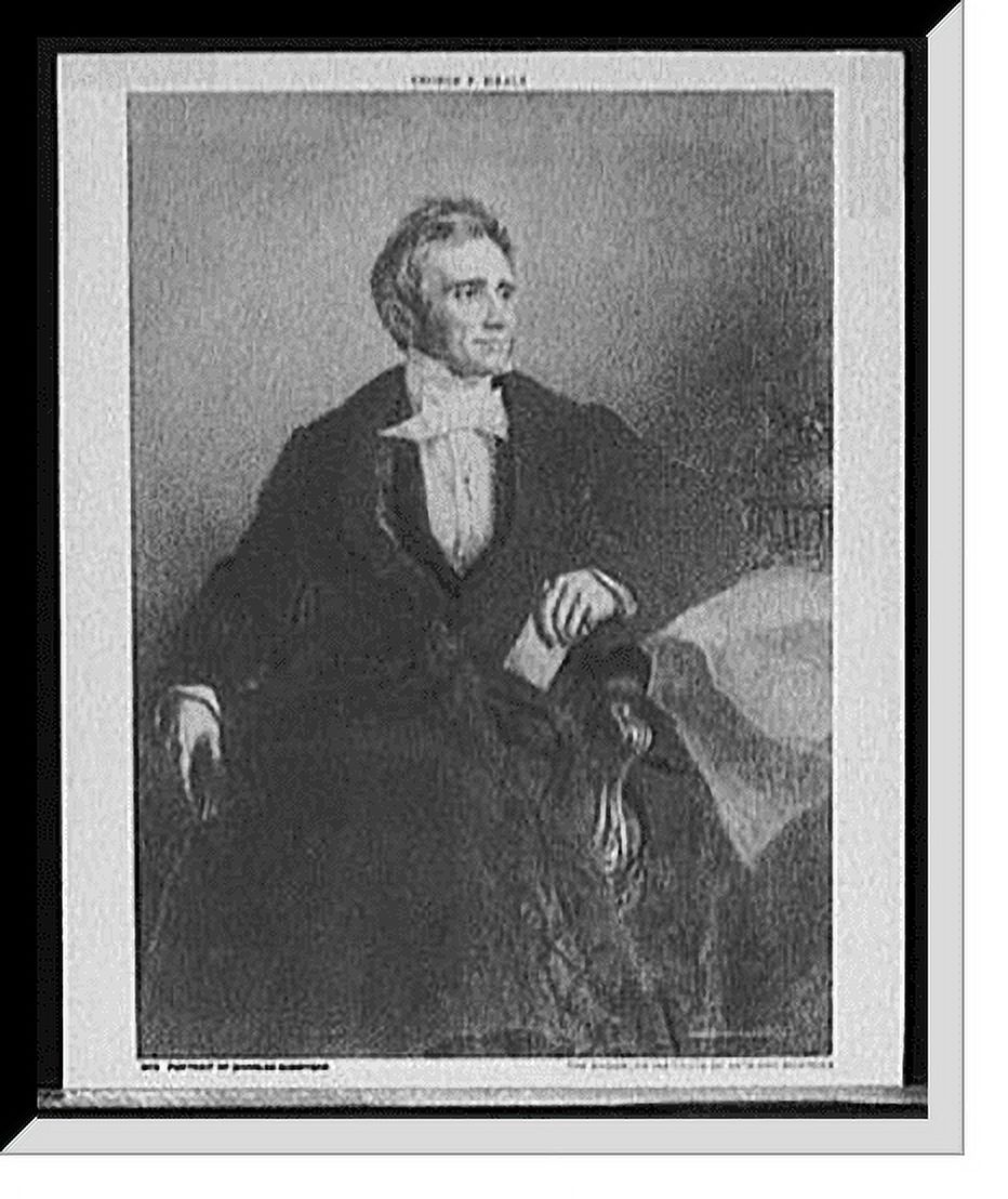 Historic Framed Print, [Charles Goodyear, seated in chair, full-length ...