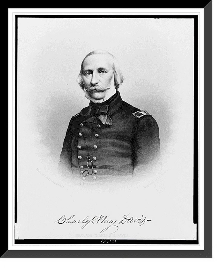 Historic Framed Print, Charles Henry Davis, Rear Adm. Charles H. Davis ...